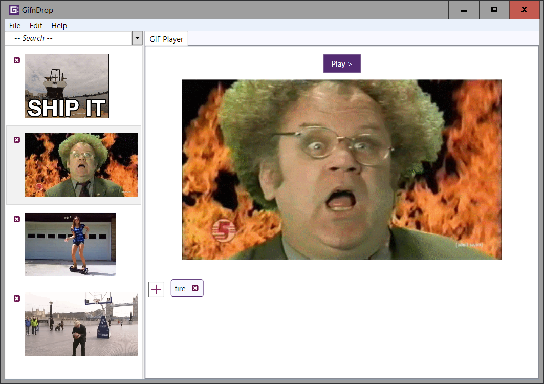 gifndrop – Drag and drop your GIFs everywhere!